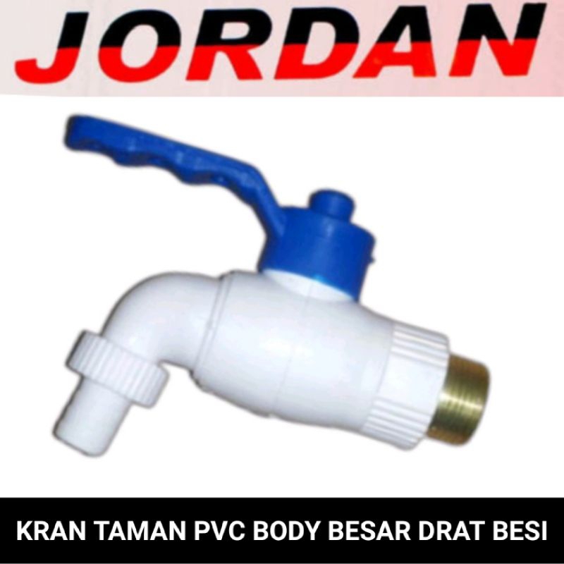 Jual KRAN AIR TAMAN PVC DRAT BESI JORDAN BEST QUALITY PRODUCT | Shopee ...
