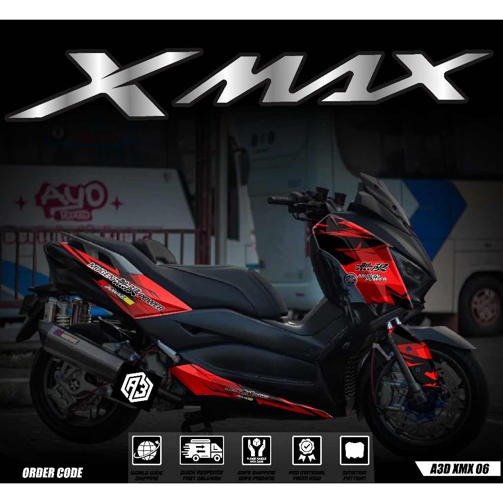 Jual (COD) Decal Sticker XMAX Fullbody Dekal Stiker YAMAHA XMAX Full ...
