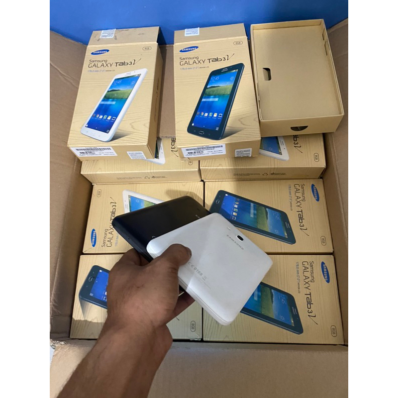 Jual samsung tab 3v t116 bisa kartu dan memory 3G bekas siap pakai ready banyak fisik 80-90 ...