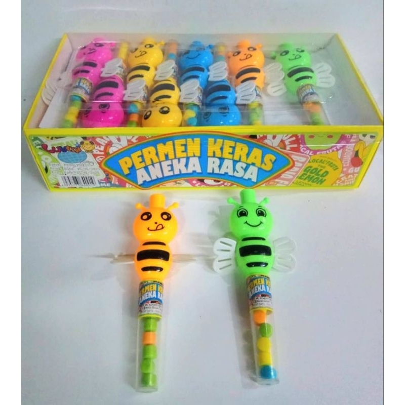 Jual Permen Cemilan Snack Lebah Tawon Mainan Anak Murah (isi 30 pcs ...