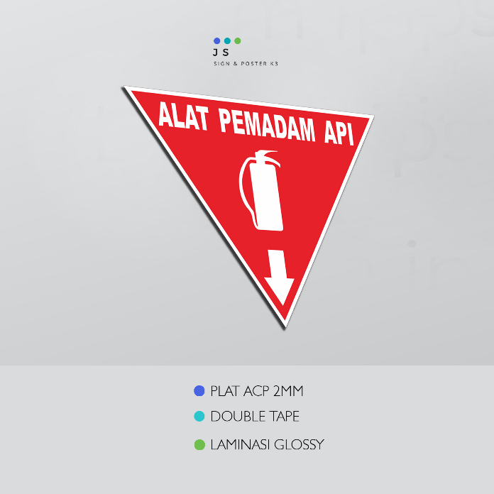 Jual SAFETY SIGN K3 - APAR 35cm PLAT 2mm | Shopee Indonesia