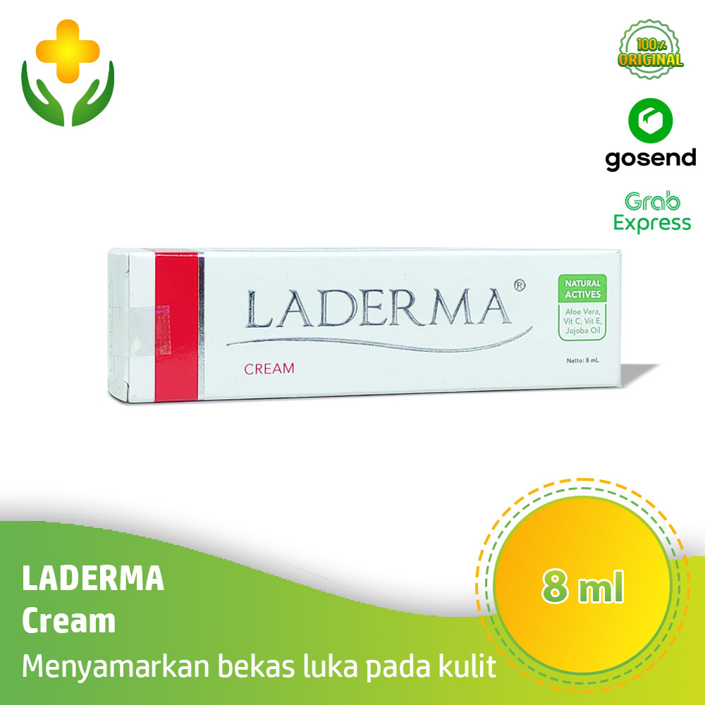 Jual Laderma Scar Repain Cream 8 ml Krim Penghilang Bekas Luka Bekas ...
