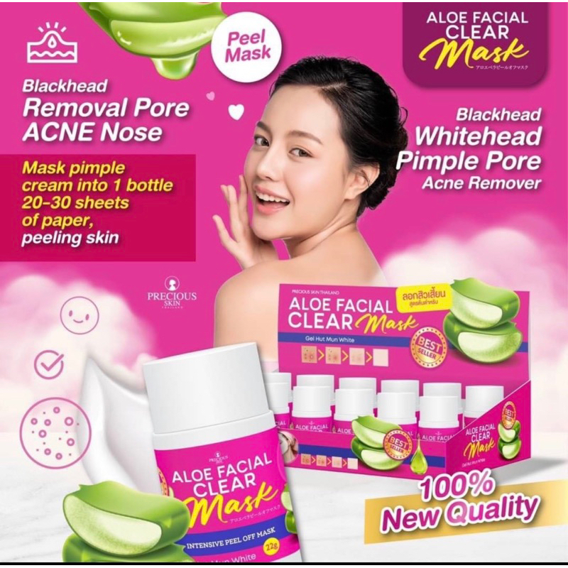 Jual READY STOK PRECIOUS ALOE FACIAL CLEAR MASK / BLACKHEAD REMOVAL ...