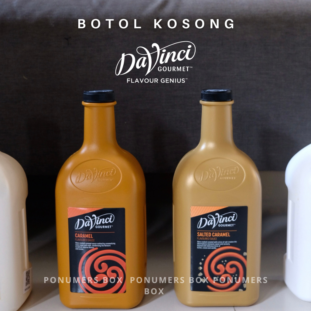 Jual BOTOL PLASTIK KOSONG DAVINCI SAUCE 2L, 1 BOX ISI 3, atau bisa ...