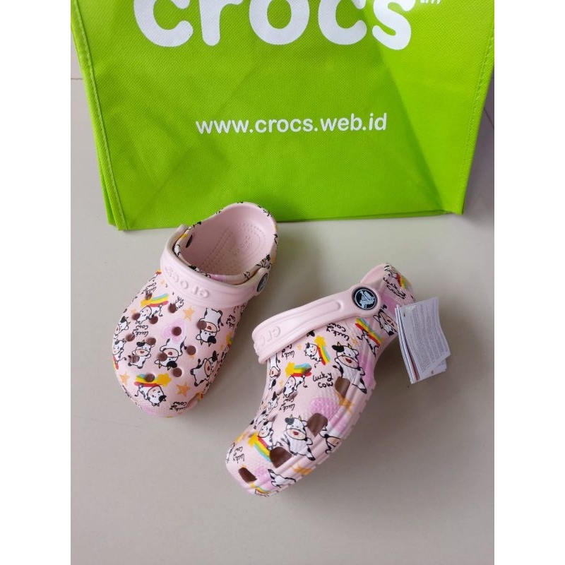 Jual Crocs classic anak motif / Sandal Anak Crocs classic kids motif ...