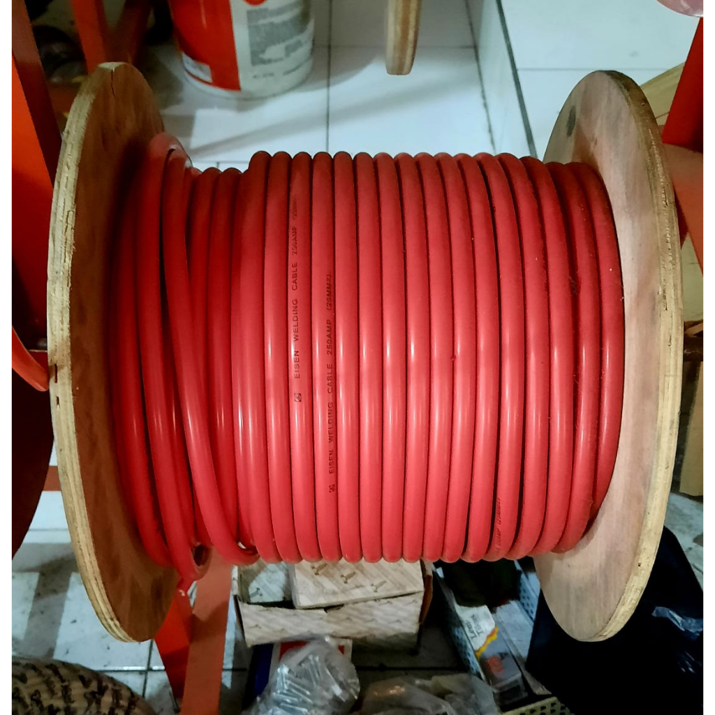 Jual KABEL LAS 25 MM WARNA MERAH HARGA PER METER | Shopee Indonesia