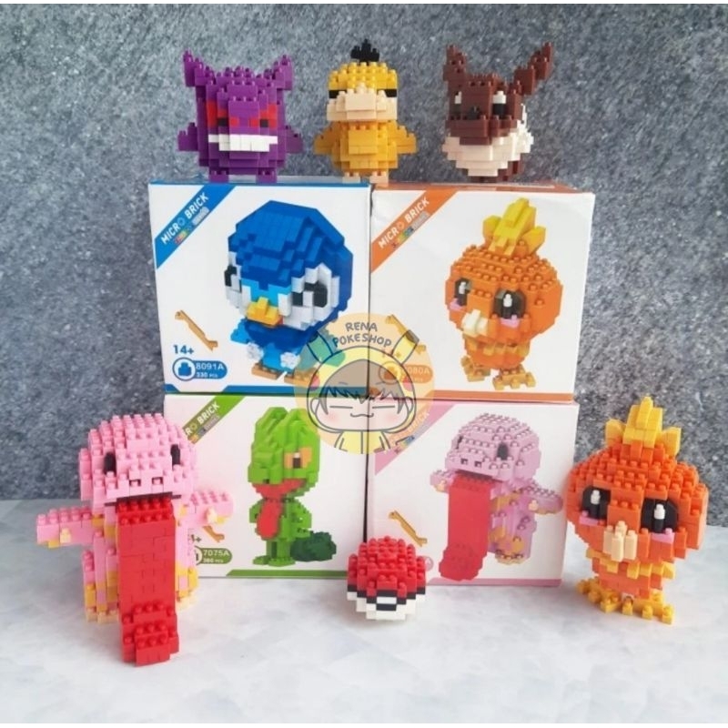 Jual Nanoblock / Nano Block Puzzle Lego Pokemon Medium | Shopee Indonesia