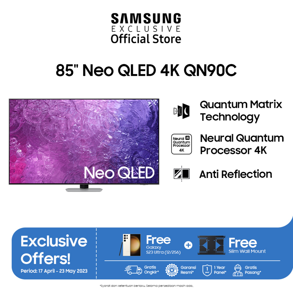 Jual Samsung Smart TV Neo QLED 4K QN90C | Shopee Indonesia