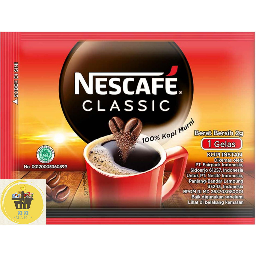 Jual Nescafe Classic 10 sachet(@2gr) | Shopee Indonesia
