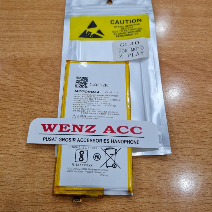 Jual Baterai batre Battery Moto Z Play GL40 Original | Shopee Indonesia