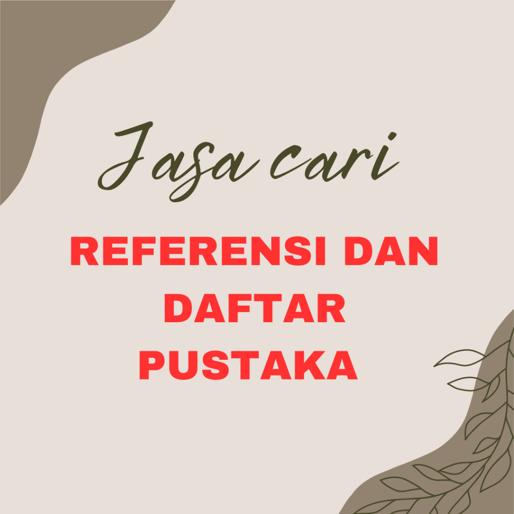 Jual CARI REFERENSI DAN DAFTAR PUSTAKA | Shopee Indonesia