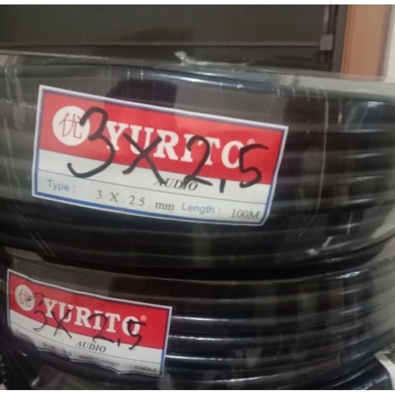 Jual Kabel Speaker Audio isi 3 NYYHY Yurito 3x2,5mm 3x2.5mm 3x2,5 3x2.5 ...