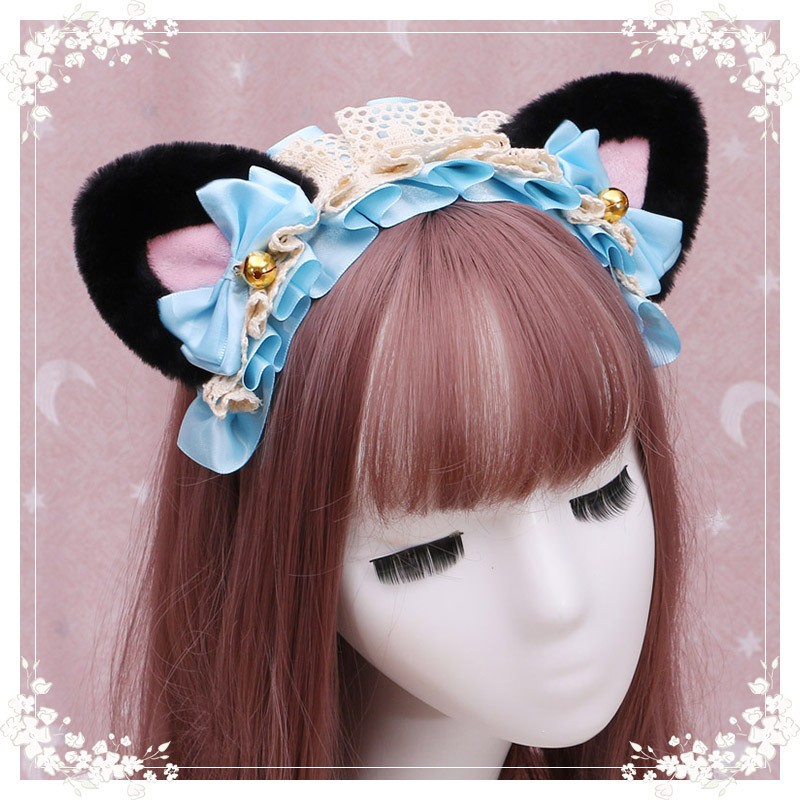 Jual BANDO KUPING TELINGA KUCING COSPLAY BULU TEBAL FUR EAR NEKO ...