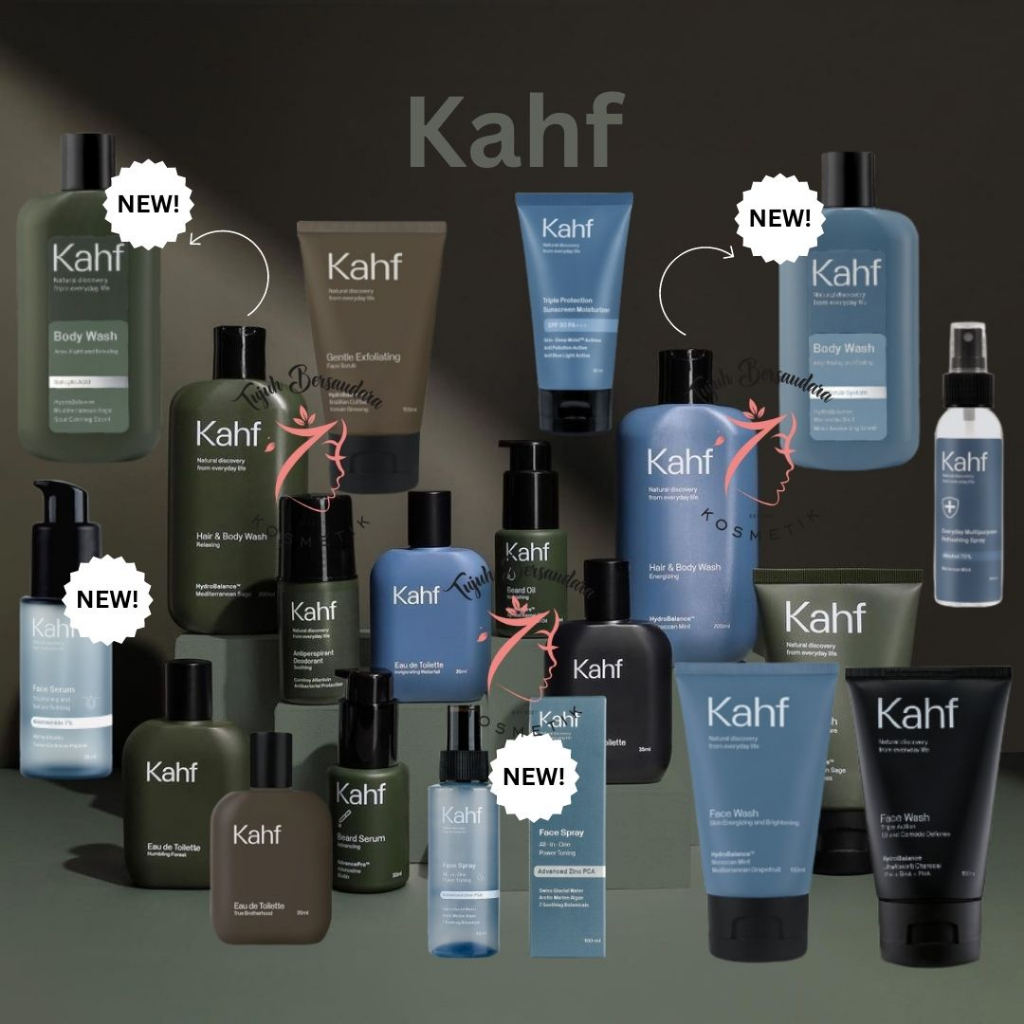 Jual Kahf Skincare Pria All Product | Face Wash | Deodorant | Parfum ...