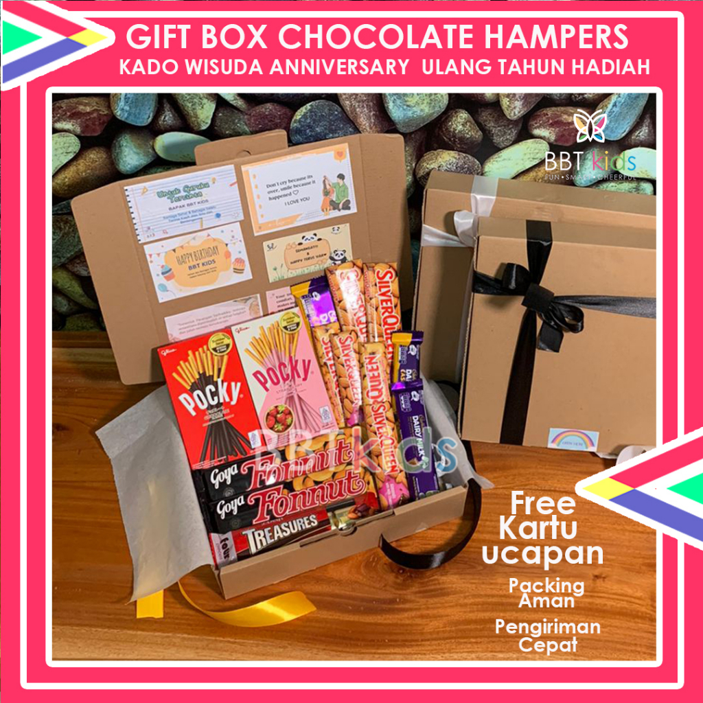 Jual GIFT BOX CHOCOLATE HAMPERS CHOCOLATE KADO WISUDA COKELAT BOX ...