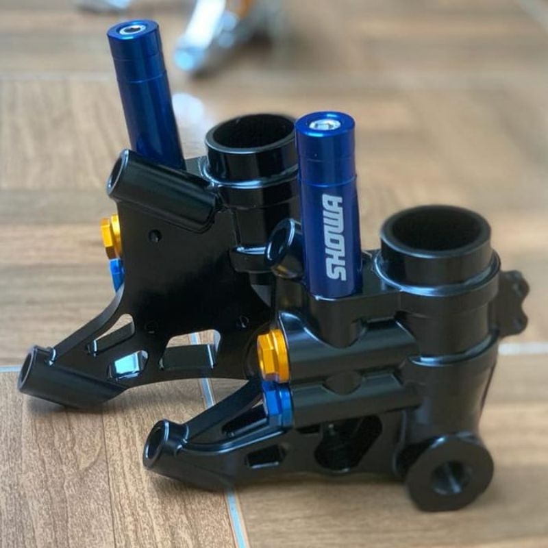 Jual Bottom shock double disc Zx25r,CBR250RR,CBR150r,R25,R15v3,MT15,Xabre,XSR15 | Shopee Indonesia