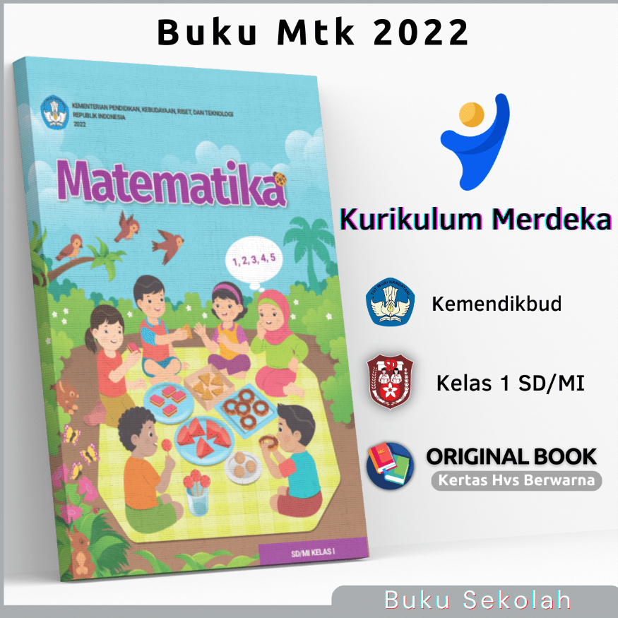 Jual Buku Paket Siswa Pelajaran Matematika (nonlisensi) Kelas 1 SD/Mi Kurikulum Merdeka Belajar ...