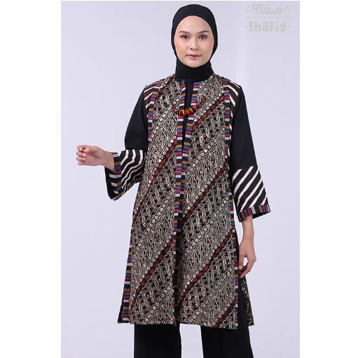 Jual Fusena Outer Batik Shafiy Original Modern Etnik Tenun Terbaru ...
