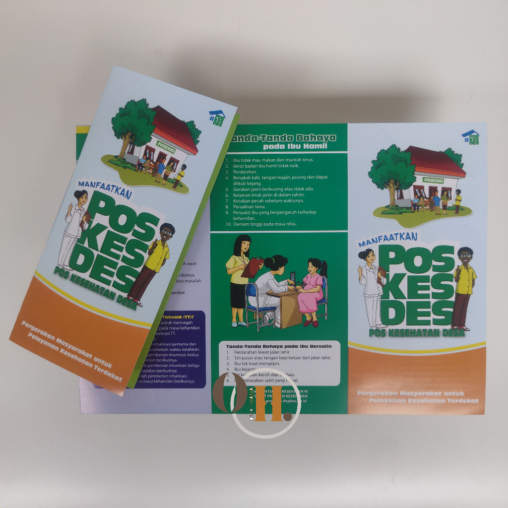Jual Leaflet Poskesdes - Kesehatan Desa - Brosur | Shopee Indonesia