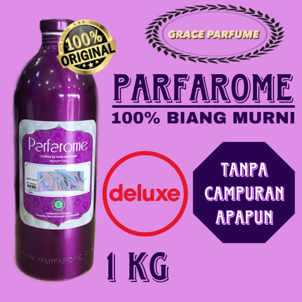 Jual BIANG PARFUME PARFAROME DELUXE 1KG MURNI KEMASAN KALENG ALUMUNIUM ...