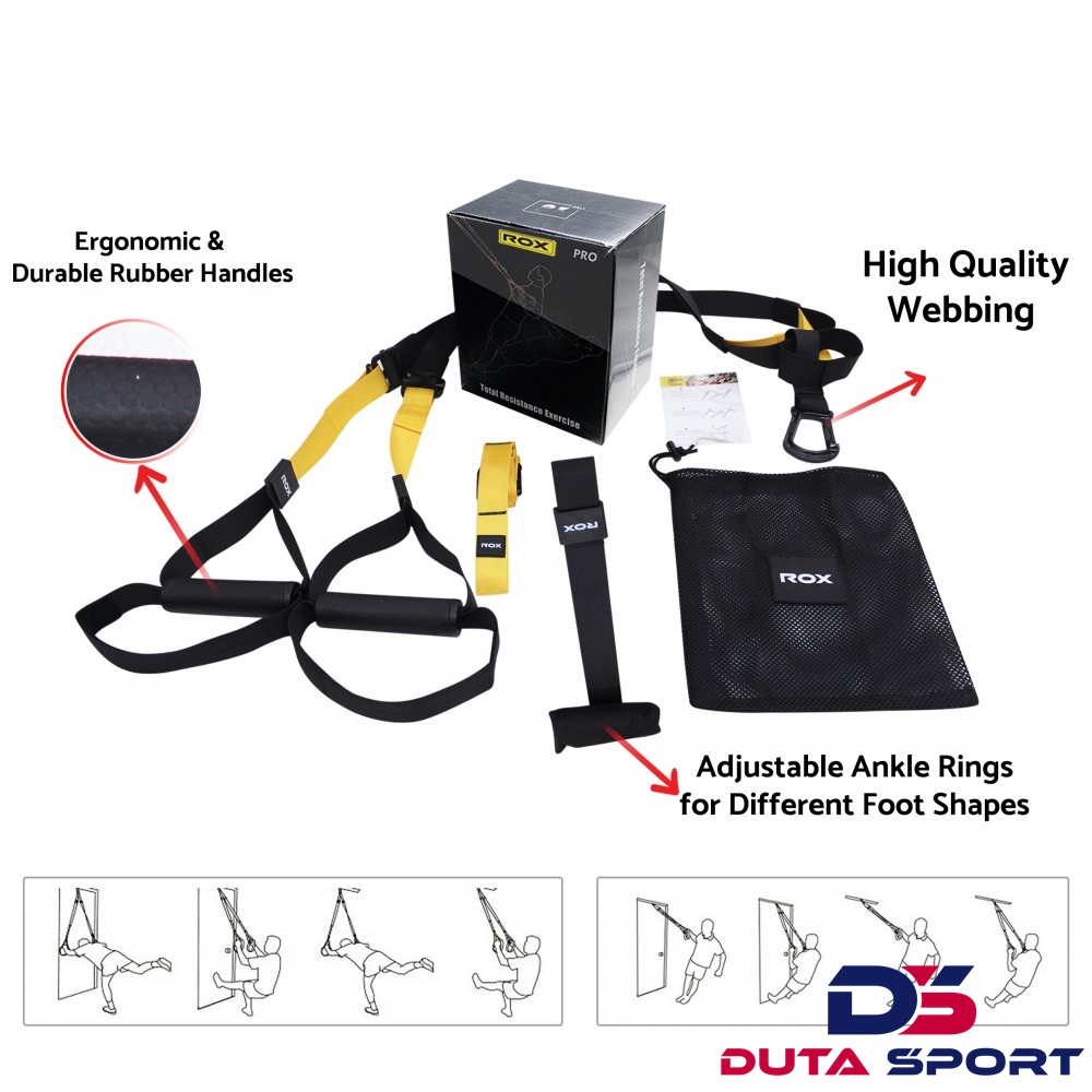 Jual Exercise Strap ROX Pro R03 Training Kit Original | Shopee Indonesia