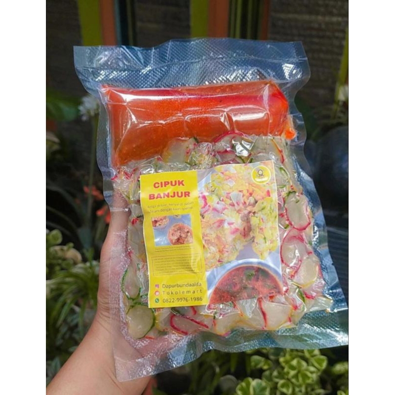 Jual Cipuk Aci kerupuk plus bumbu banjur Frozen | Shopee Indonesia