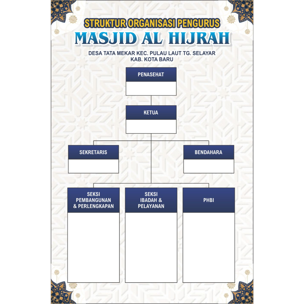 Jual Spanduk Banner Struktur Masjid DKM Custom | Shopee Indonesia