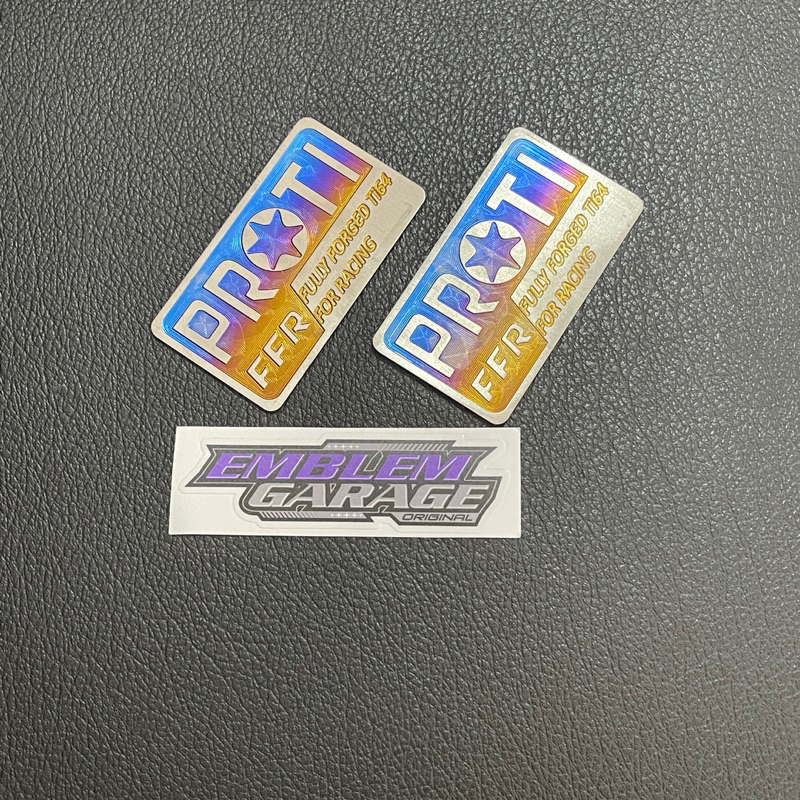 Jual Emblem Hugger PROTI FFR Titanium Vietnam Original | Shopee Indonesia