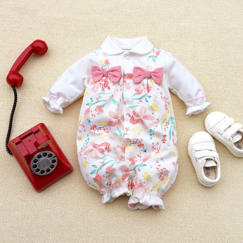 Jual Baju bayi perempuan model jumper lengan panjang motif PITA PINK 0 ...