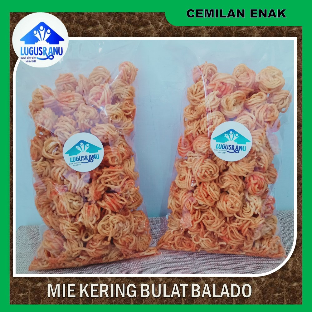 Jual Mie Kering Bulat Rasa Balado Cemilan Enak dan Gurih Kemasan ...
