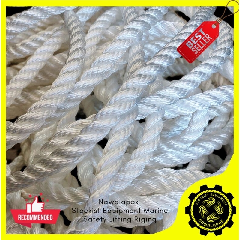 Jual Tali Tambang Nilon 24mm / Tali Tampar Nylon / Harga Per Meter ...