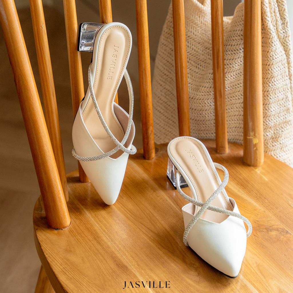 Jual JASVILLE Agnes - 5cm Block Heels | Shopee Indonesia