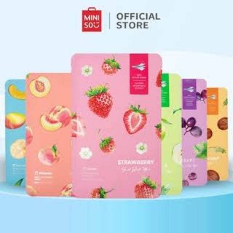 Jual TERMURAH! Masker Wajah - Sheet Mask/Peel Off Miniso 100% ORIGINAL ...