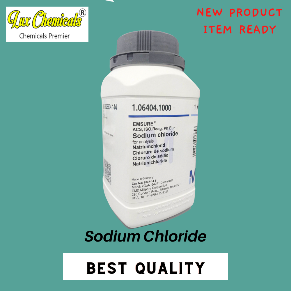 Jual ( MERCK ) Sodium Chloride / Natrium Klorida 50 dan 100 Gram Best Product | Shopee Indonesia