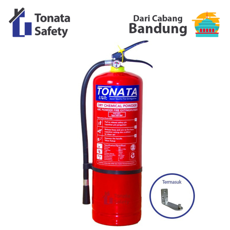 Jual APAR 6KG Bubuk ABC Powder TONATA / Set Komplit | Shopee Indonesia