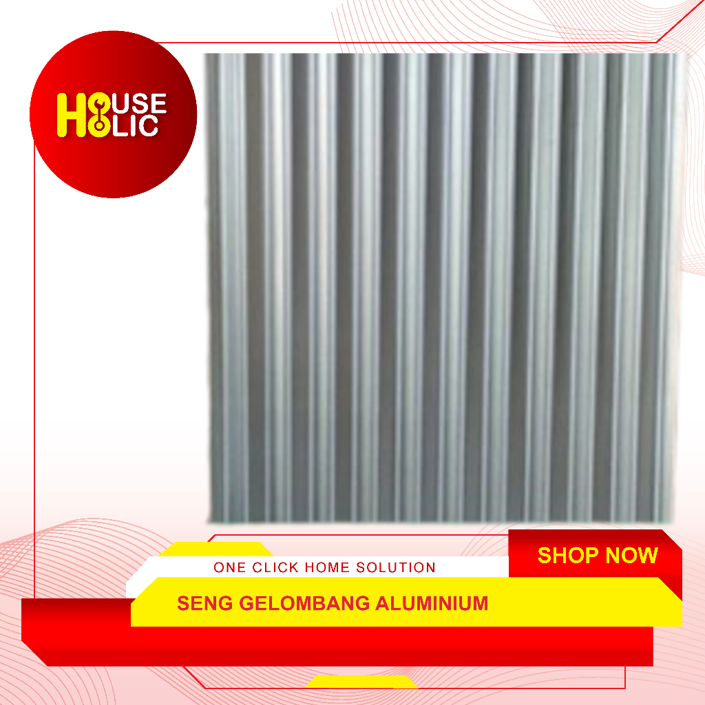 Jual Seng Aluminium Atap Rumah Gedung Seng Ombak Gelombang Besar ...