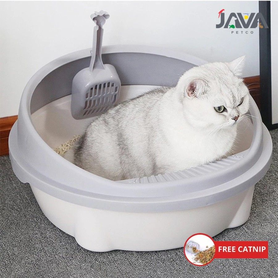 Jual Premium Cat Litter Box Small Kotak Kotoran Kucing Kotak Pasir ...