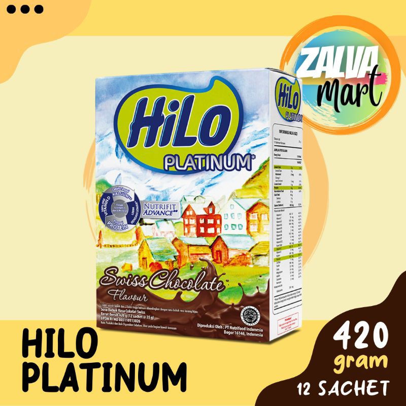 Jual Hilo Susu Bubuk Hi-Calcium Platinum Swiss Chocolate 420g | Shopee ...