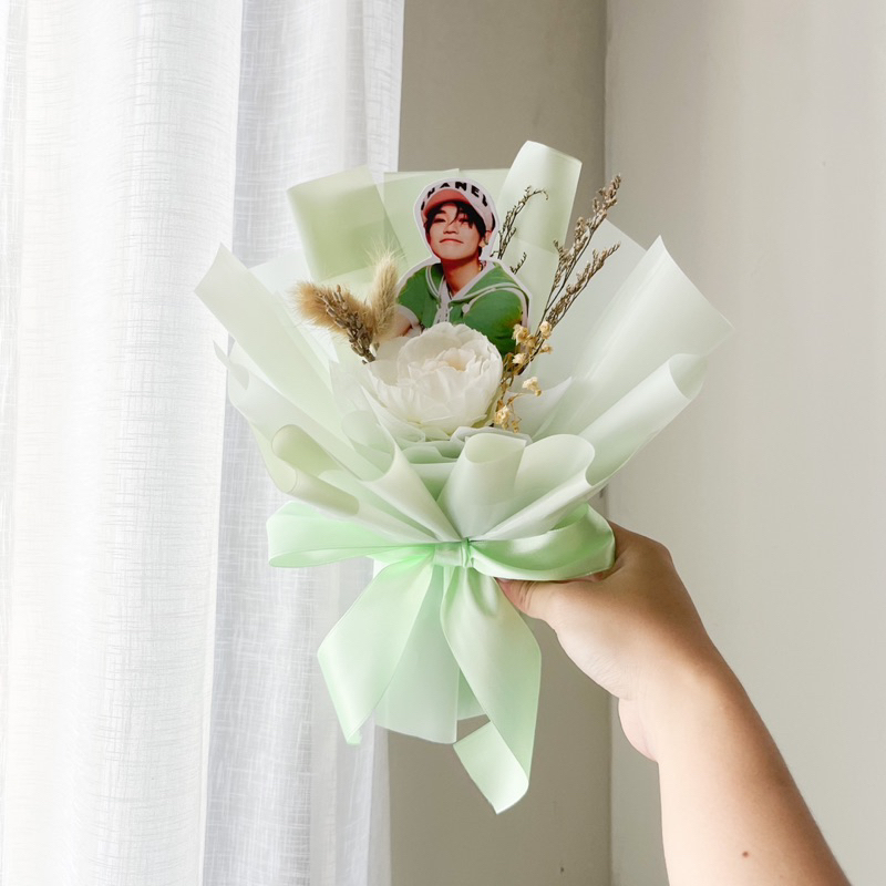 Jual [CHAT SBLM CO] HOMIEKADO Petite Photo Bouquet buket foto single ...
