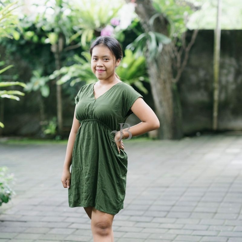 Jual daster manohara pendek polos / daster bali / mini dress | Shopee ...