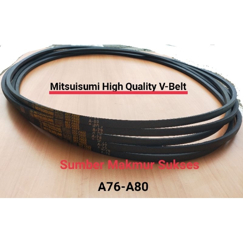 Jual V BELT VANBELT A76 A77 A78 A79 A80 MITSUISUMI A CLASS | Shopee ...