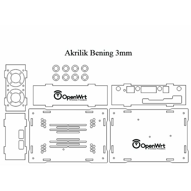Jual Design Casing/Case Akrilik STB B860H V1/V2 + MI 4C | Shopee Indonesia