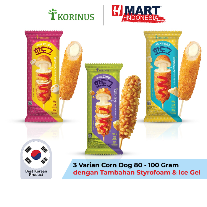 Jual Corn Dog South Korean Street Food dengan Styrofoam dan Ice Gel ...
