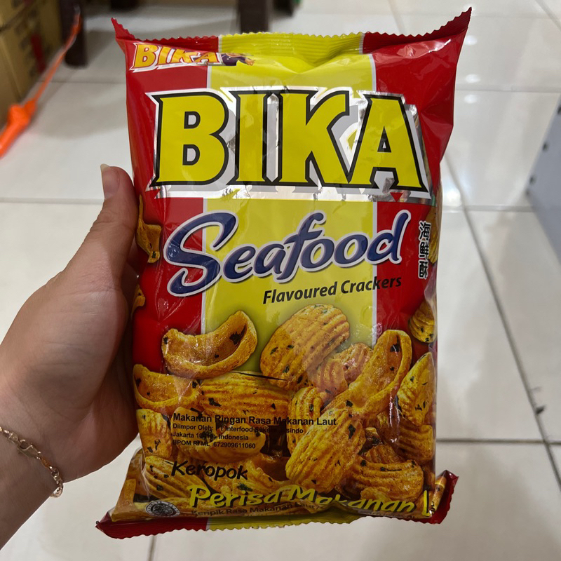 Jual Bika Snack Malaysia Aneka Rasa Cemilan Kerupuk Bika 70gr | Shopee ...