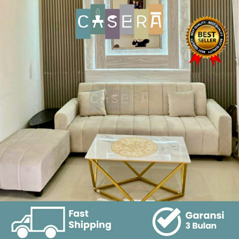 Jual SOFA BED RECLINING SOFIA | sofa bed minimalis | Sofa 2 Seater dan Sofa 3 Seater | Shopee ...
