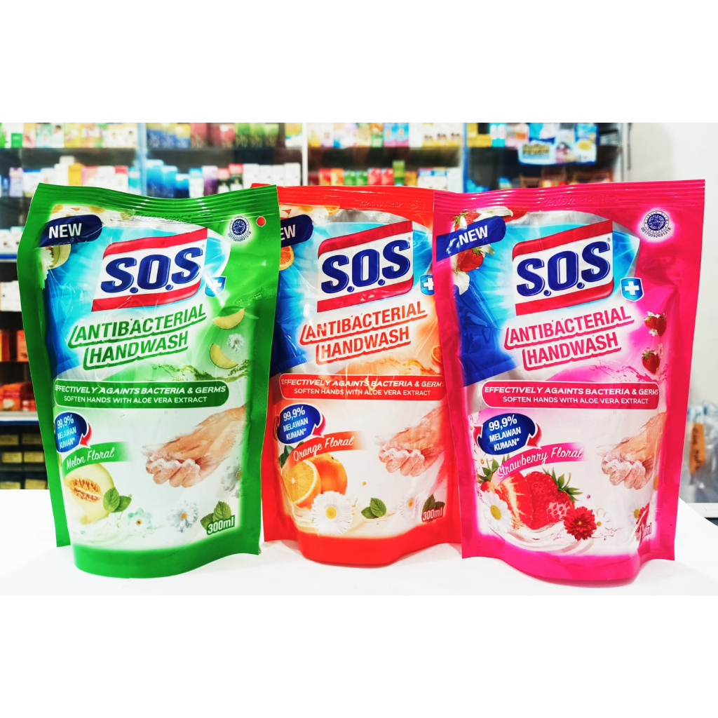 Jual SOS 𝐀𝐍𝐓𝐈𝐁𝐀𝐂𝐓𝐄𝐑𝐈𝐀𝐋 𝐇𝐀𝐍𝐃𝐖𝐀𝐒𝐇 𝐑𝐄𝐅𝐈𝐋𝐋 𝟑𝟎𝟎𝐌𝐋 - Sabun Cuci Tangan ...