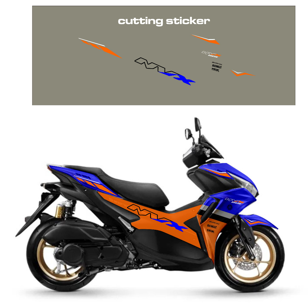Jual cutting sticker polet yamaha aerox nvx custom | Shopee Indonesia