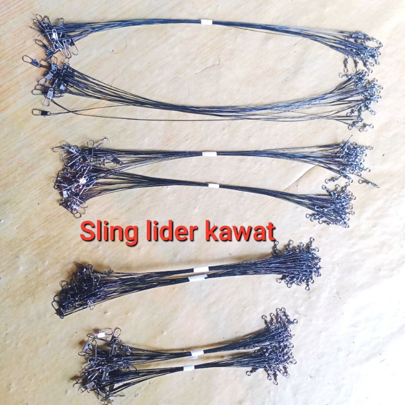 Jual Sling Lider kawat warna hitam , Panjang 15-30 cm ,harga/ pics | Shopee Indonesia