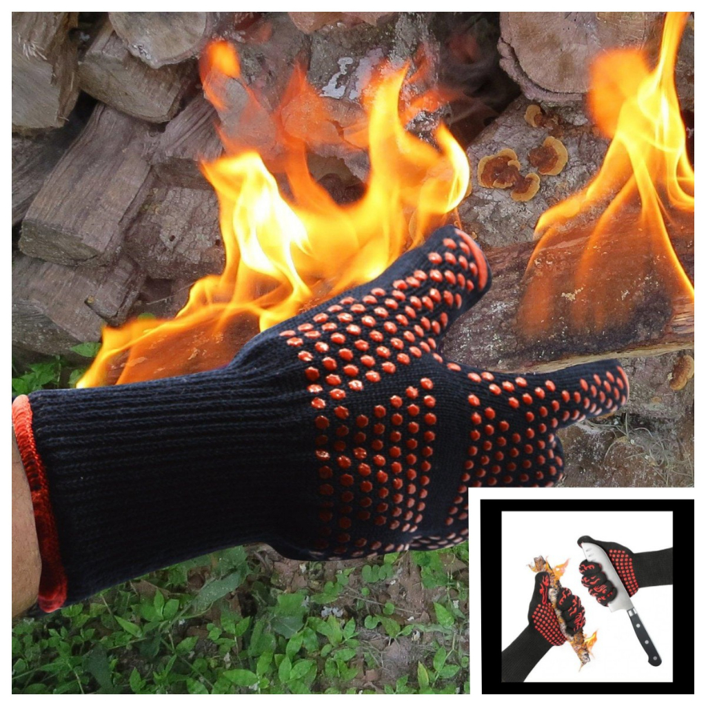 Jual 1 pc Sarung Tangan Tahan Panas Oven Memasak Hot Mitt Bbq Grilling ...