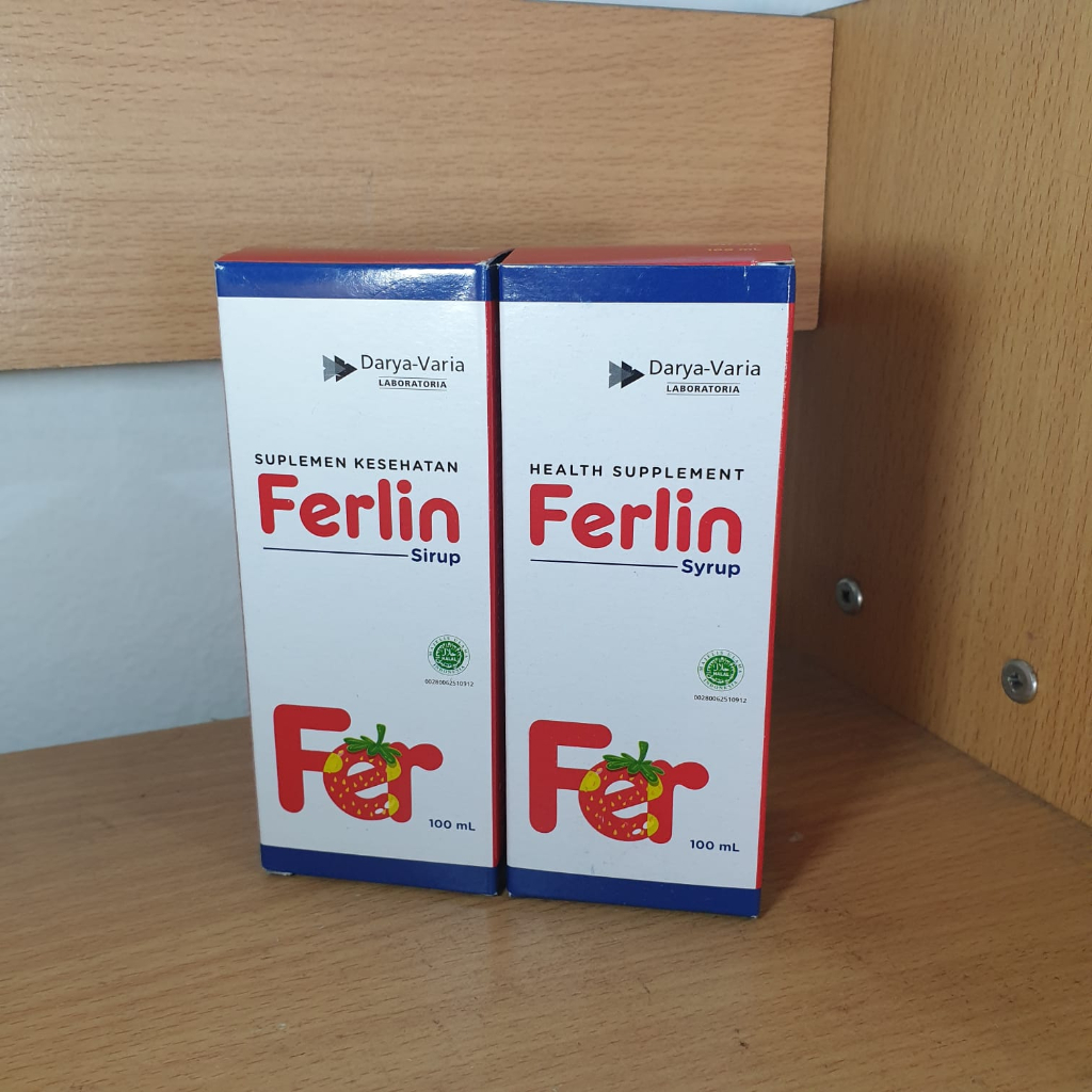 Jual Ferlin Sirup 100 ml Suplemen Vit & Fe Anak Dalam Masa Pertumbuhan ...